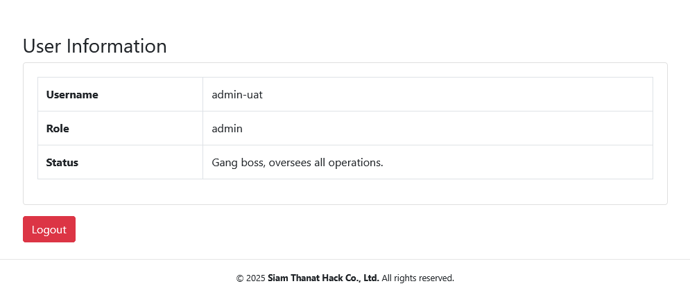 STH Mini Web CTF 2025 #1 :: suksit dot com